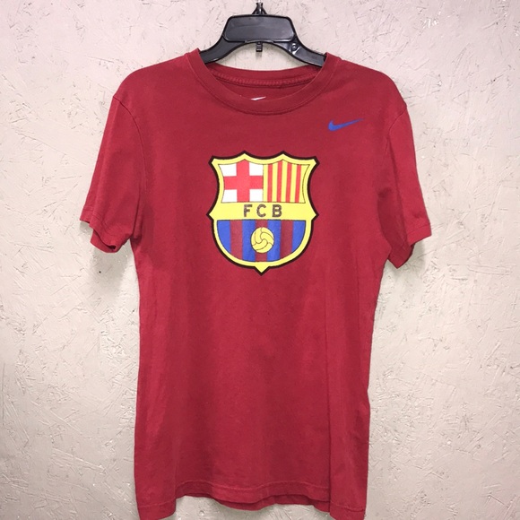 Nike | Shirts | Nike Barcelona Football Club Fcb Evergreen Crest Tee ...